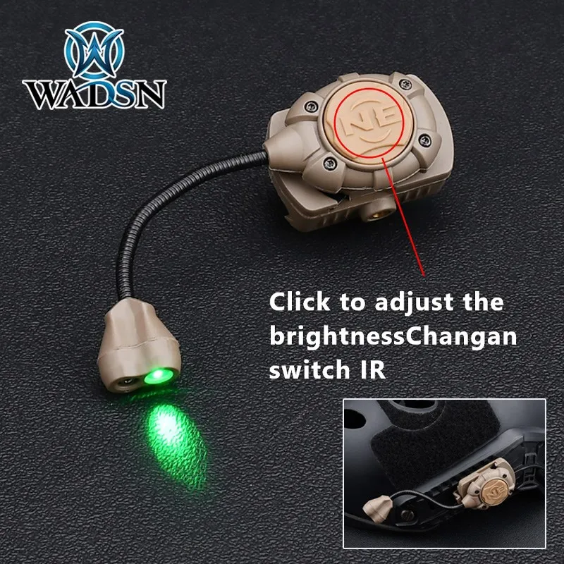 WADSN-Tactical-Airsoft-Helmet-Light-Princeton-Tec-MPLS2-Lantern-IR-Red ...