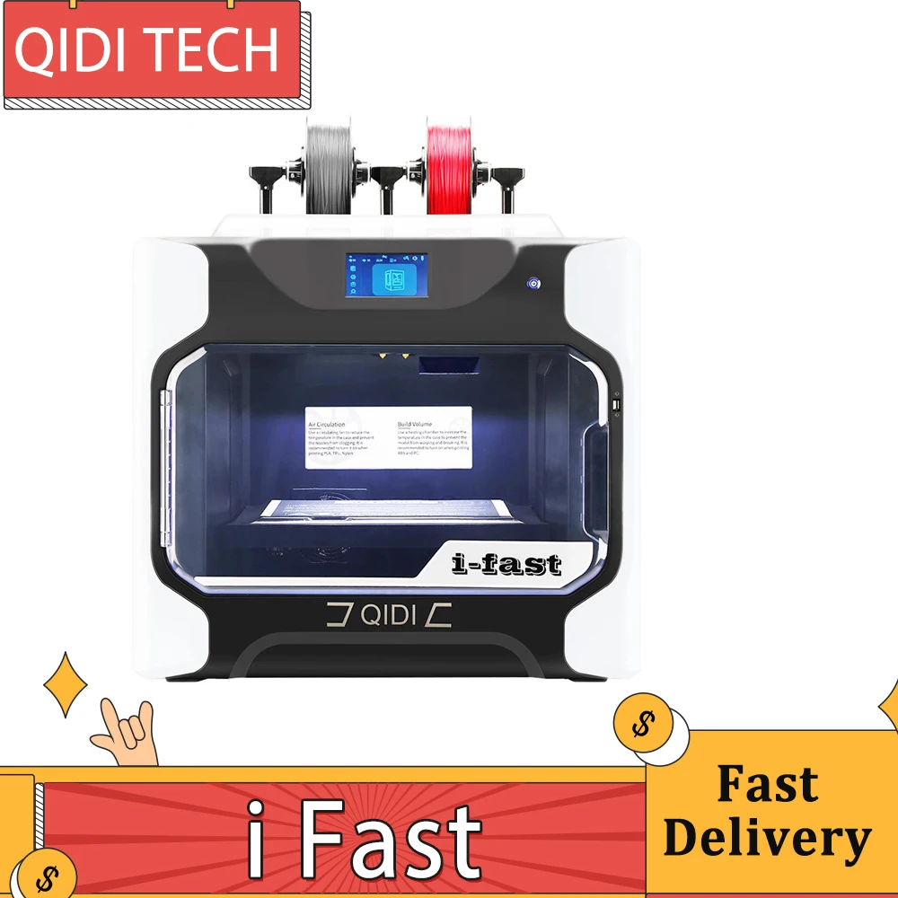 QIDI-TECH-i-fast-3D-Printer-Large-Size-dual-extruder-with-extra-a-set ...