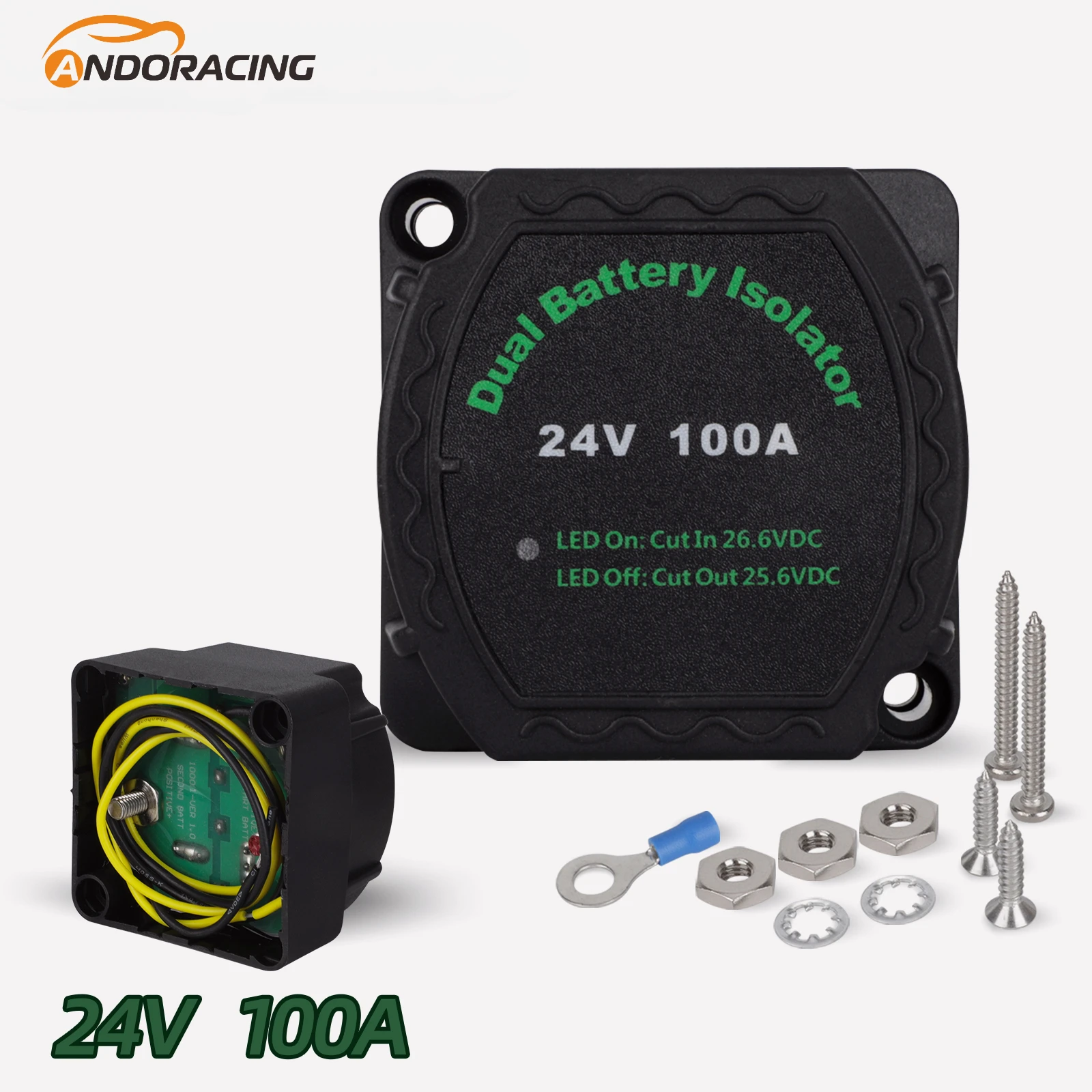 Voltage Sensitive Split Charge Relay Vsr 24v 100a Smart Dual Battery ...