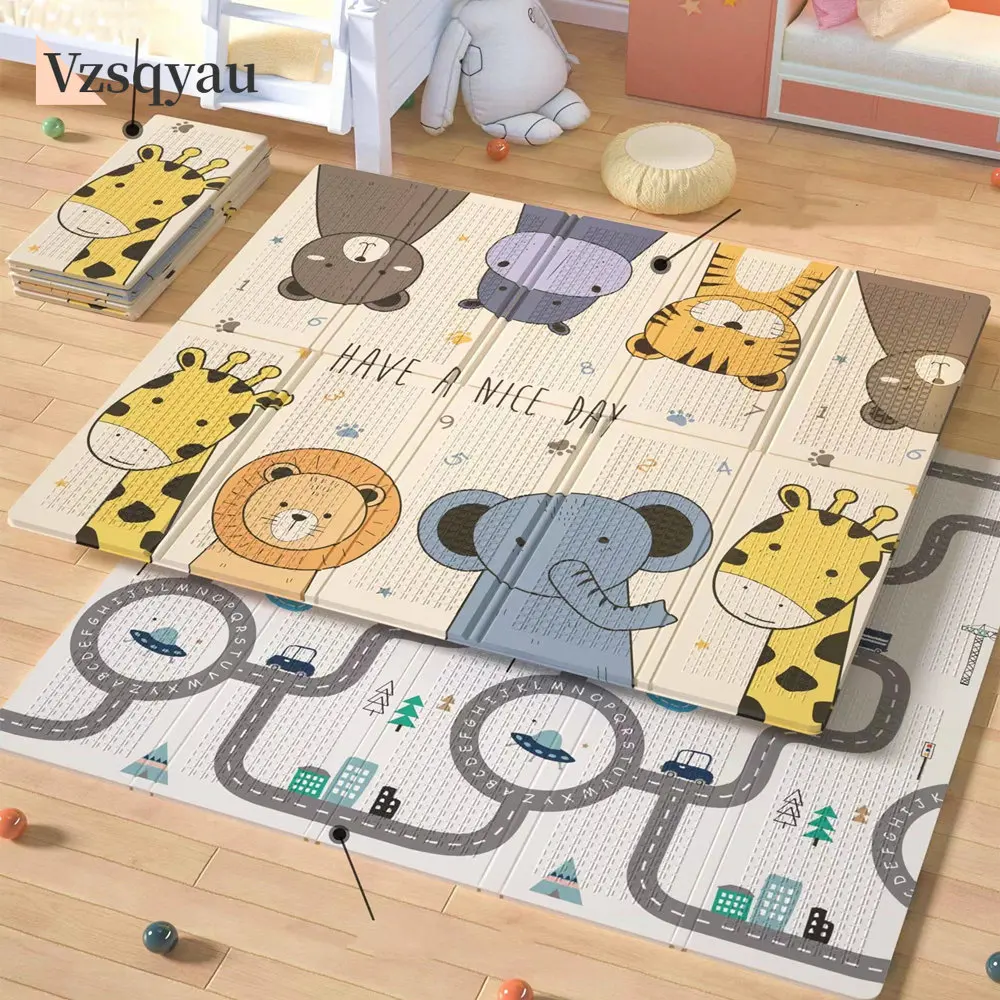 Cartoon-Baby-Mat-Children-s-Floor-Mat-XPE-Thick-Kids-Crawling-Mat ...