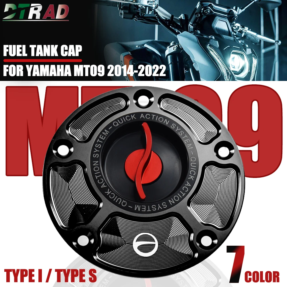 MT-09 2021 Motorcycle Quick Release Fuel Tank Cap For YAMAHA MT09 2014-2022 MT01 MT03 MT07 MT10 ...