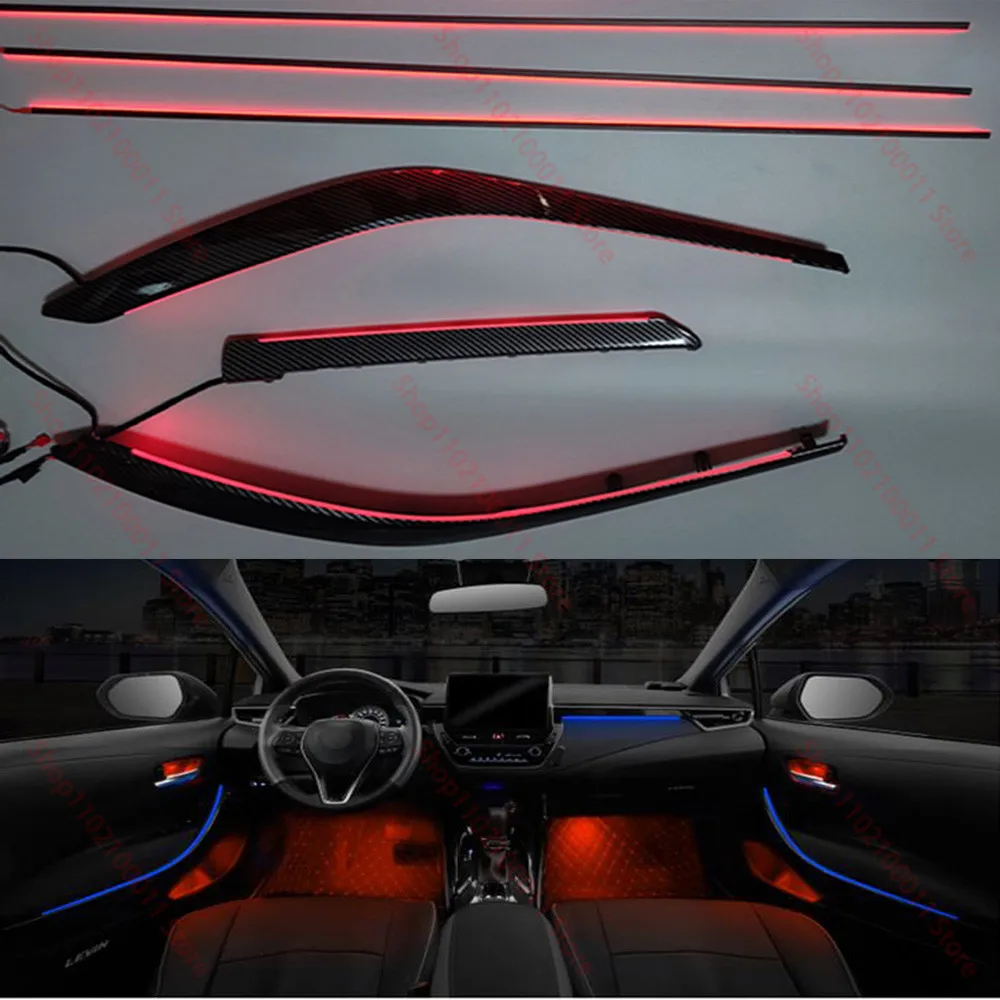 64-color-LED-Ambient-light-For-Toyota-Corolla-2019-2022-Door-Trim-Neon ...