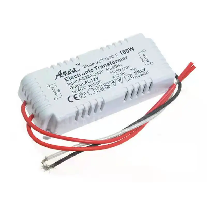 AC 220V to AC 12V Electronic Transformer Voltage Converter 20-60W Smart ...