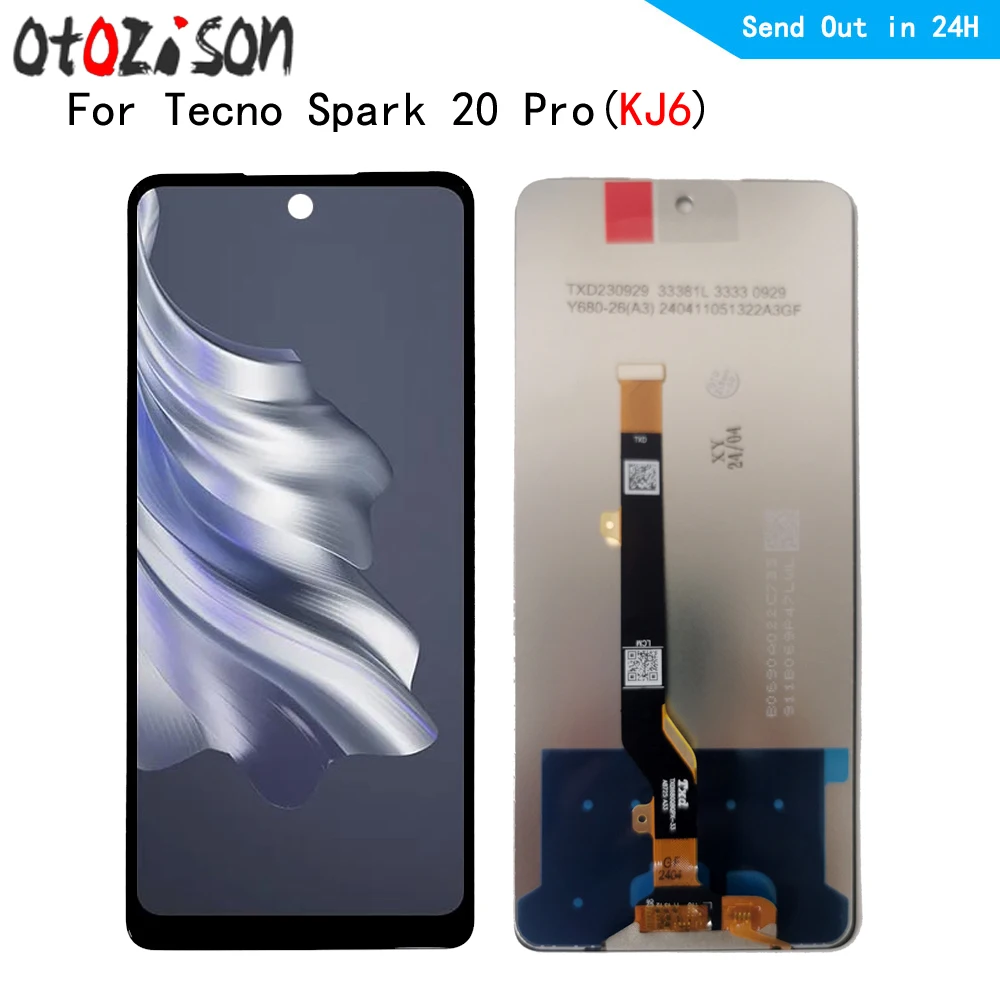 KJ6-LCD-6-78-IPS-For-Tecno-Spark-20-Pro-KJ6-LCD-Display-Touch-Panel ...
