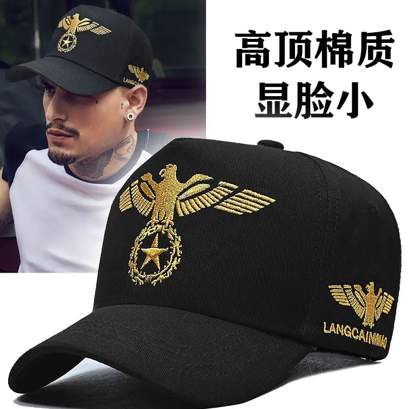 InlnDtor Embroidery high top European and American style wide brim ...