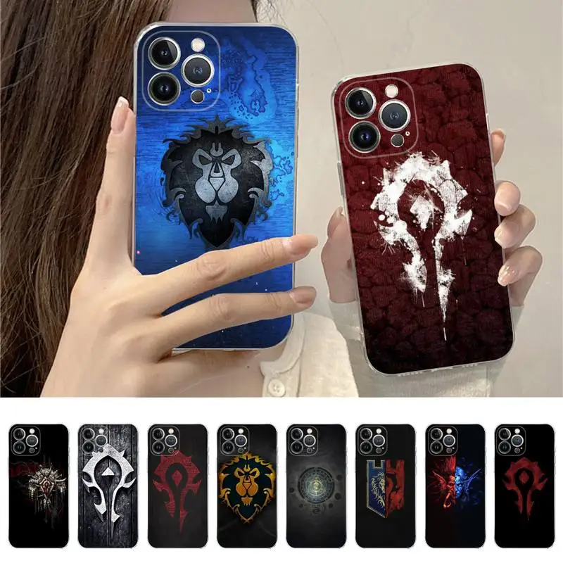 W-world Of W-warcraft W-wow Phone Case For Iphone 14 11 12 13 Mini Pro ...