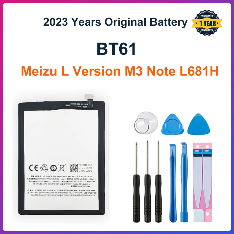 2023-years-High-Quality-Original-Battery-For-Meizu-L-Version-M3-Note ...