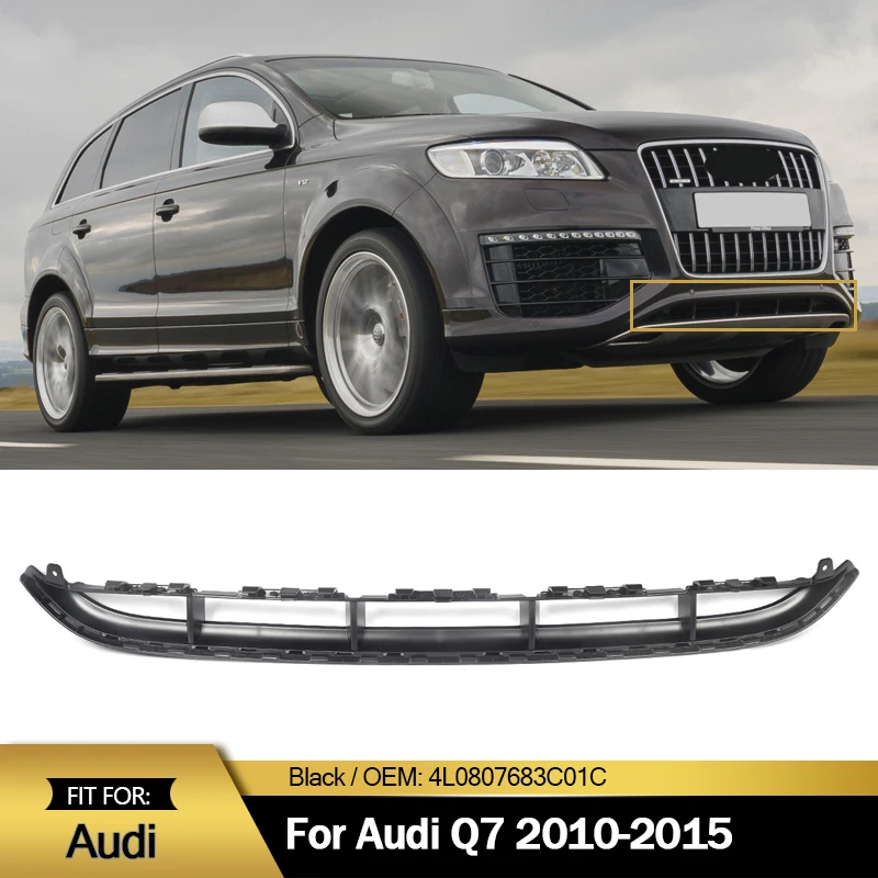 For Audi Q7 S-Line 2010 2011 2012 2013 2014 2015 Front Bumper Lower ...