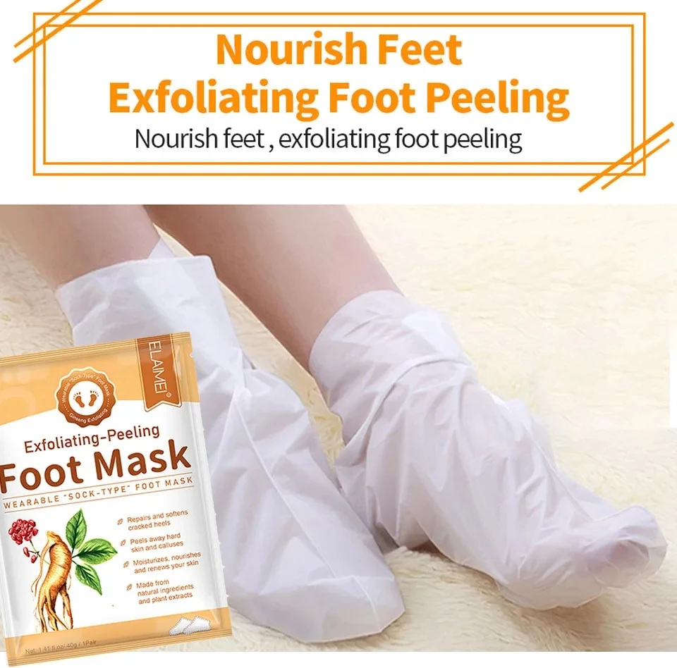 Foot-Mask-Peeling-for-Legs-Feet-Mask-Scrub-Exfoliating-Socks-for ...
