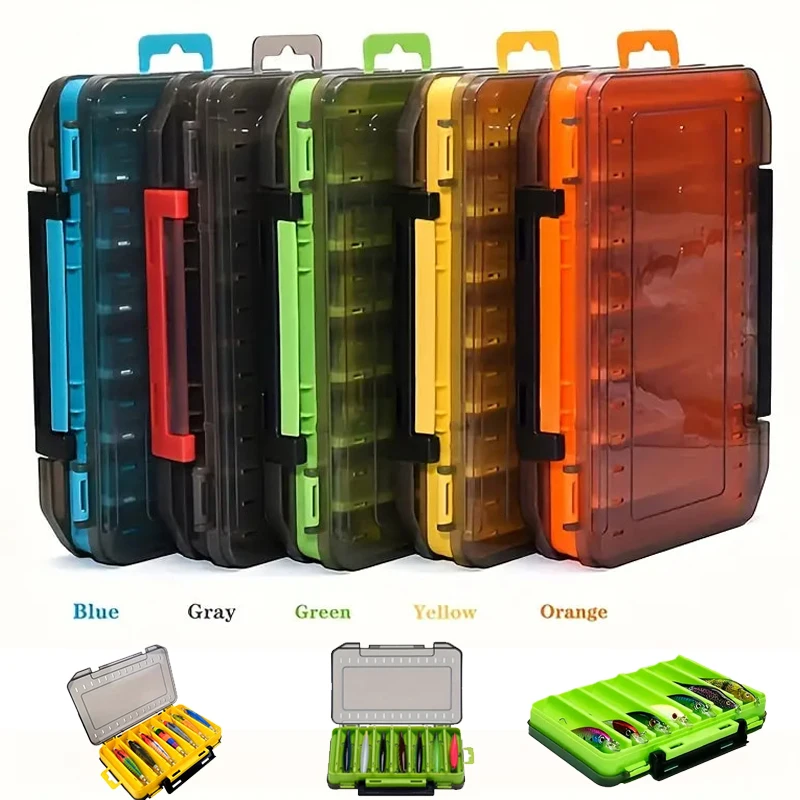 New Double-Sided Fishing Tackle Box Organizer, Fishing Accessories ...