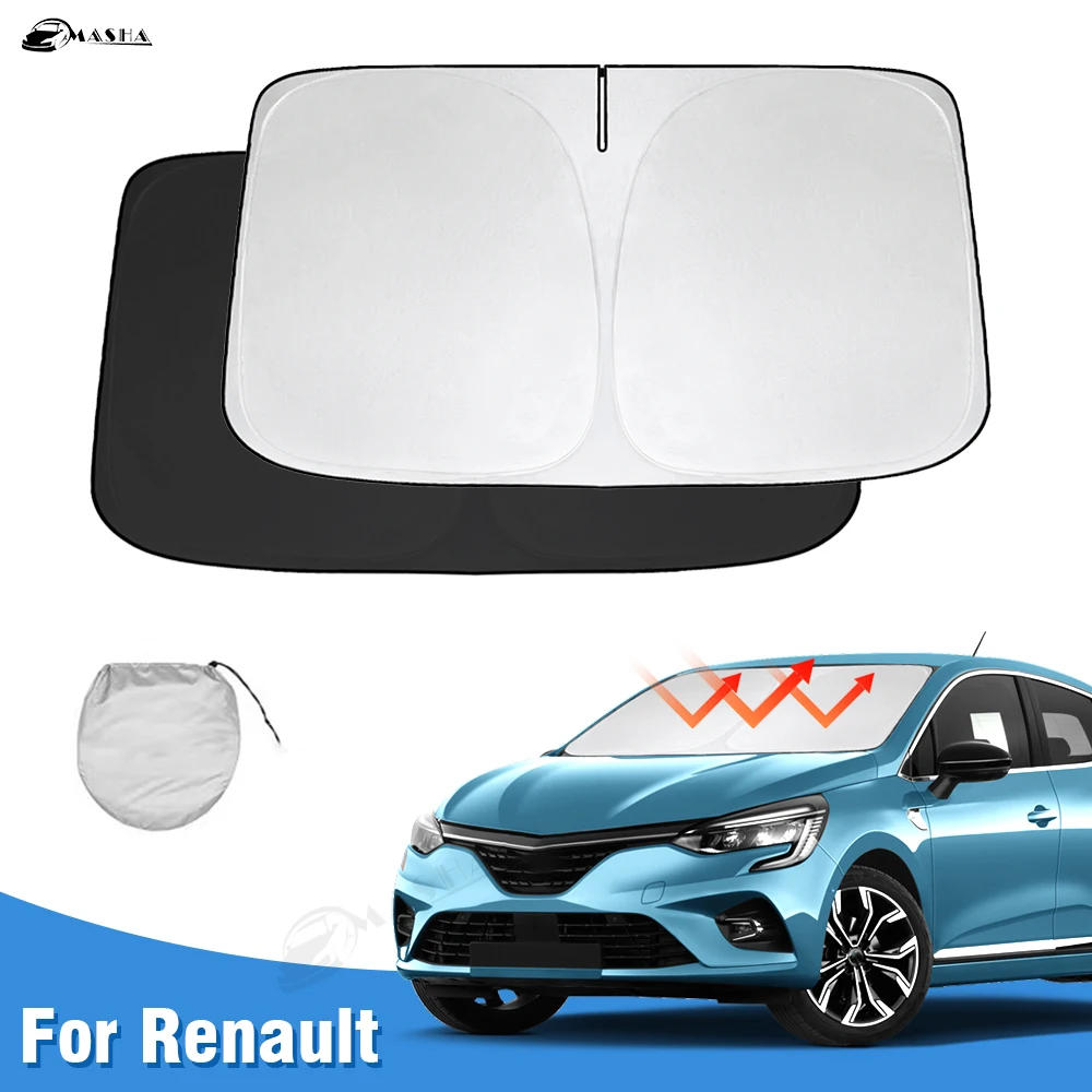 Windshield-Sun-Shade-for-Renault-Clio-2-3-4-5-2015-2020-2021-2022-Car ...