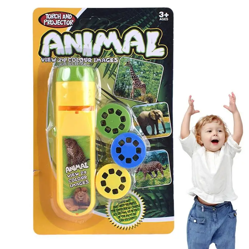 Projector-Flashlights-For-Kids-Kids-Flashlight-With-3-Discs-24-Images ...