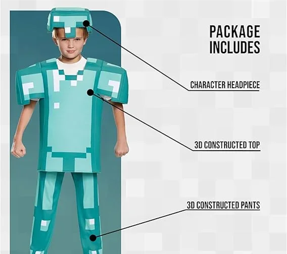 Minecraft Enchanted Diamond Armor