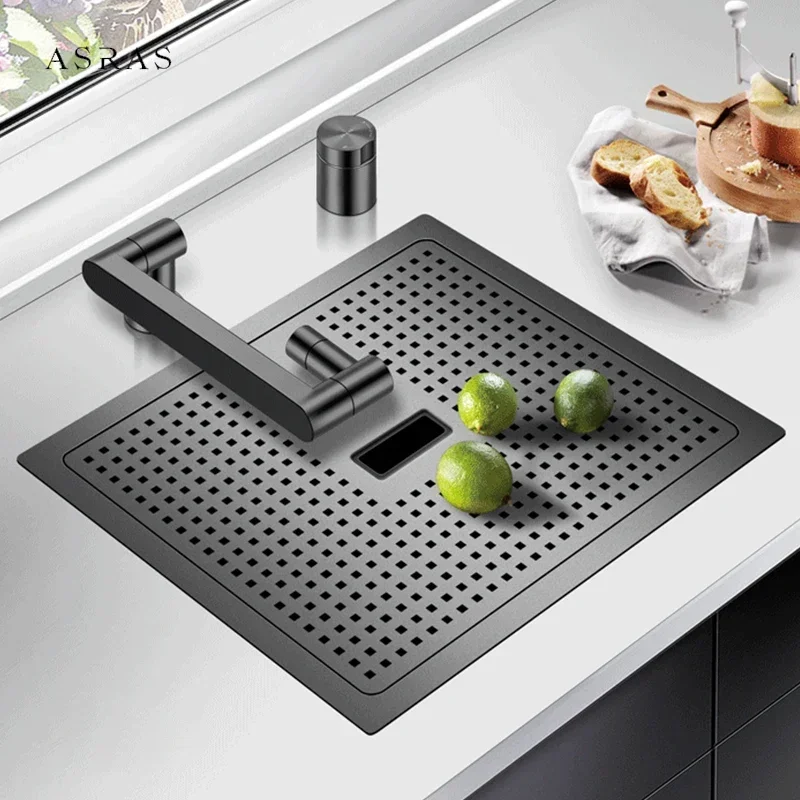 ASRAS-Single-Hidden-Cover-Mini-Sink-Nanometer-Small-Size-Bar-Counter ...