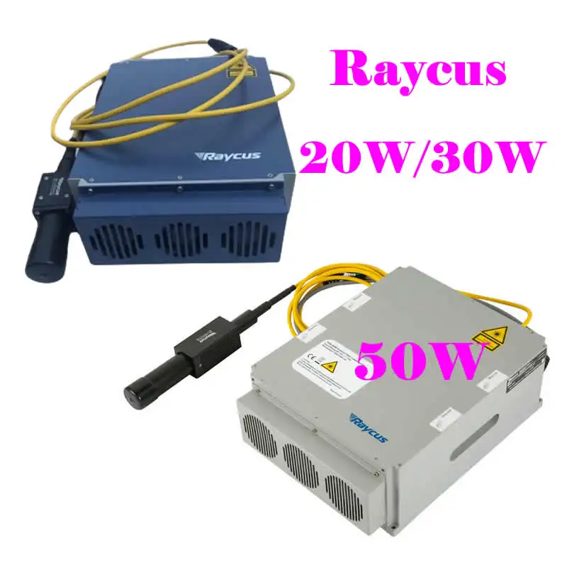 Original 50W Raycus Fiber Laser Marking Machine Source Module 20W 30W ...