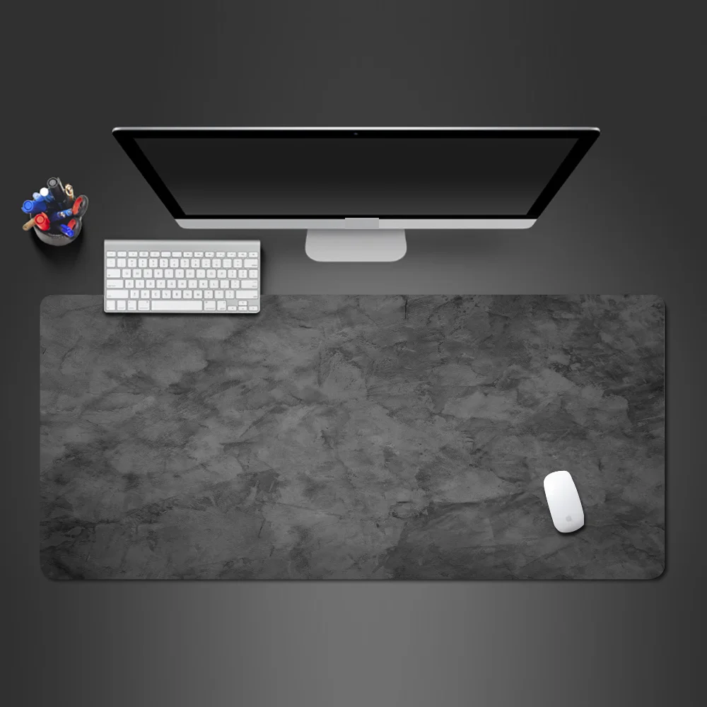 XXL Grey Series Desk Mats Large Game Mouse Pad Non-slip Rubber Based ...