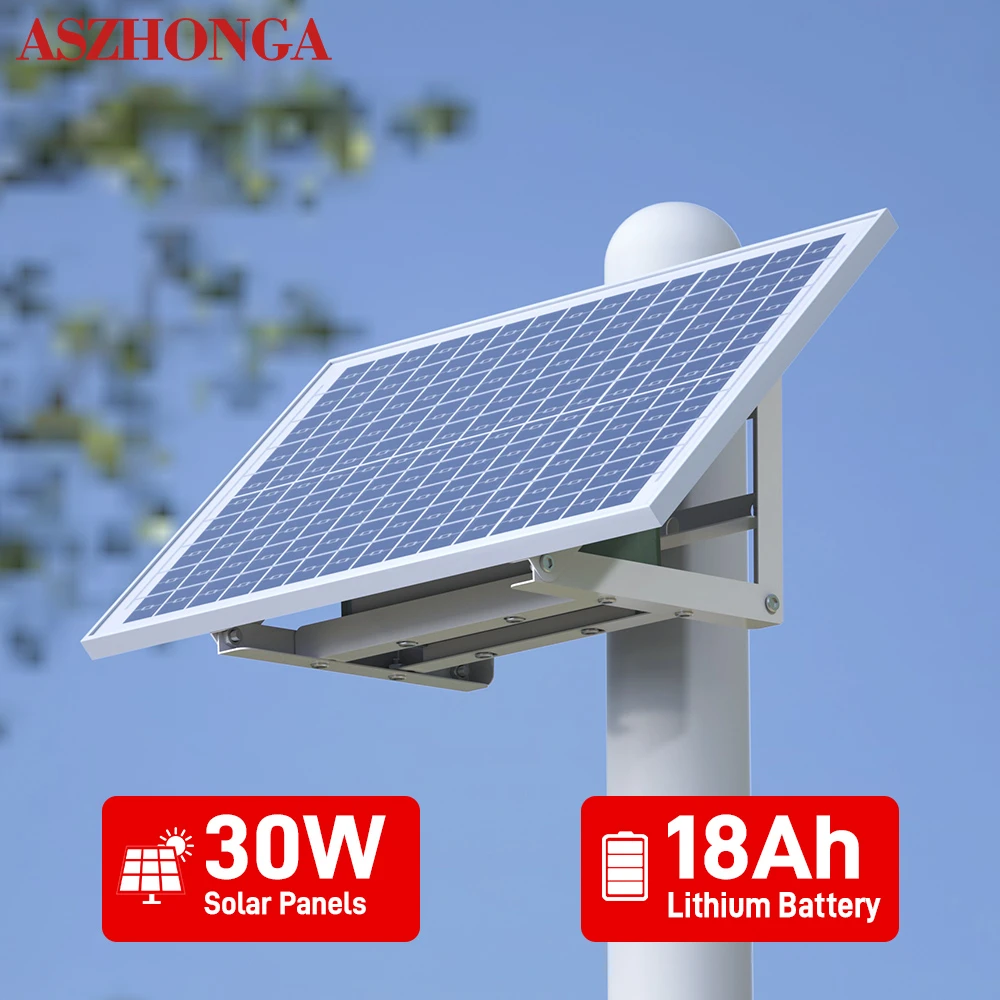 Solar System Off-grid Energy Storage System 30w 18ah For Home Farm ...