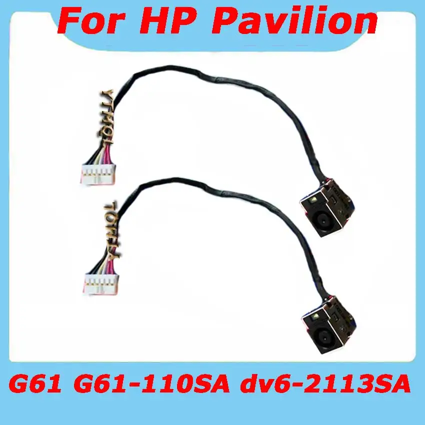 10-100 pièces prise d'alimentation cc avec câble pour HP pavillon G61 ...