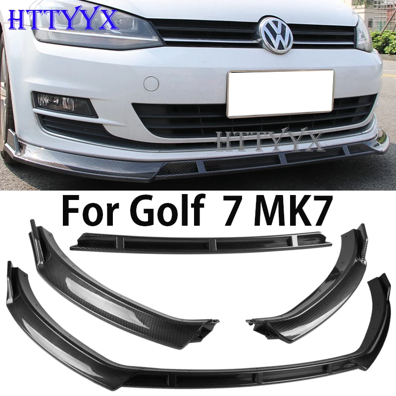 3PCS-Gloss-Black-Front-Bumper-Splitter-Lip-Diffuser-Body-Kit-Spoiler ...
