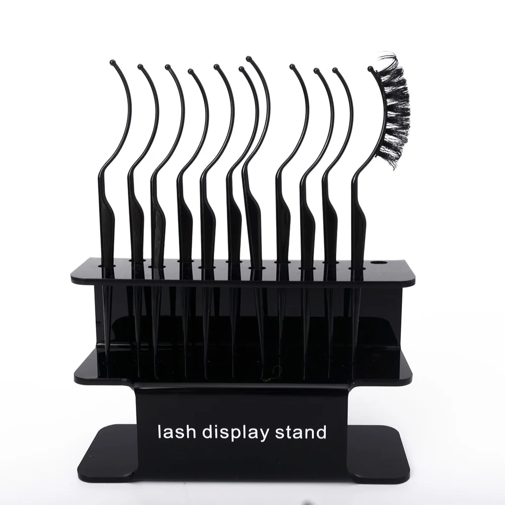 Yiernu-customized-Lash-Tester-Stick-Fancy-Eyelash-Display-Stand-with-12 ...