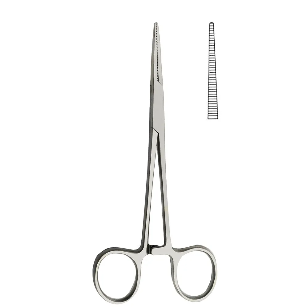 Stainless Steel Curved Tip And Straight Tip Forceps For Locking Clamp ...