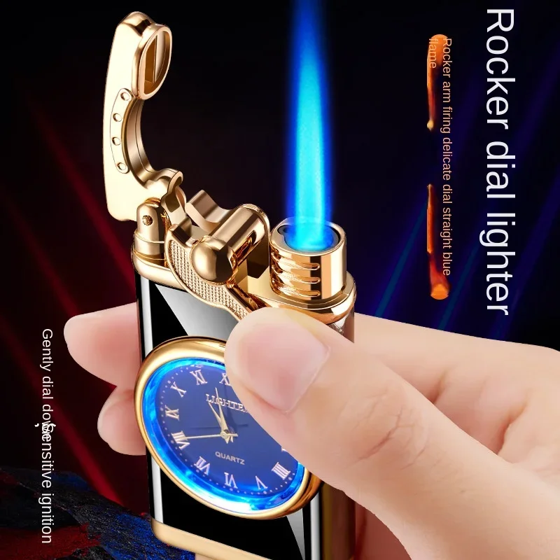 Rocker-Arm-Watch-Metal-Unusual-Gas-Lighters-Jet-Butane-Torch-Lighter ...