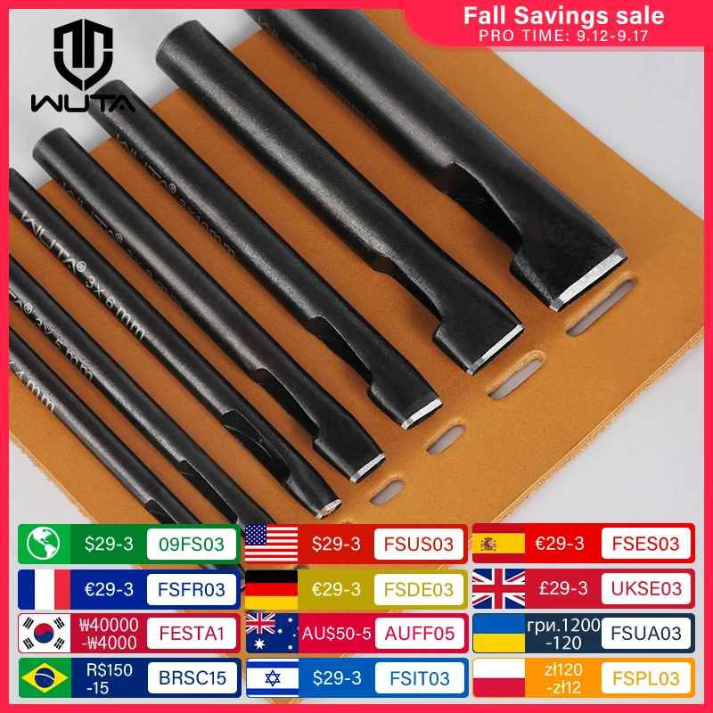 WUTA-1pc-33-Size-Leather-Oblong-Belt-Hole-Puncher-Oval-Hole-Strap-Watch ...