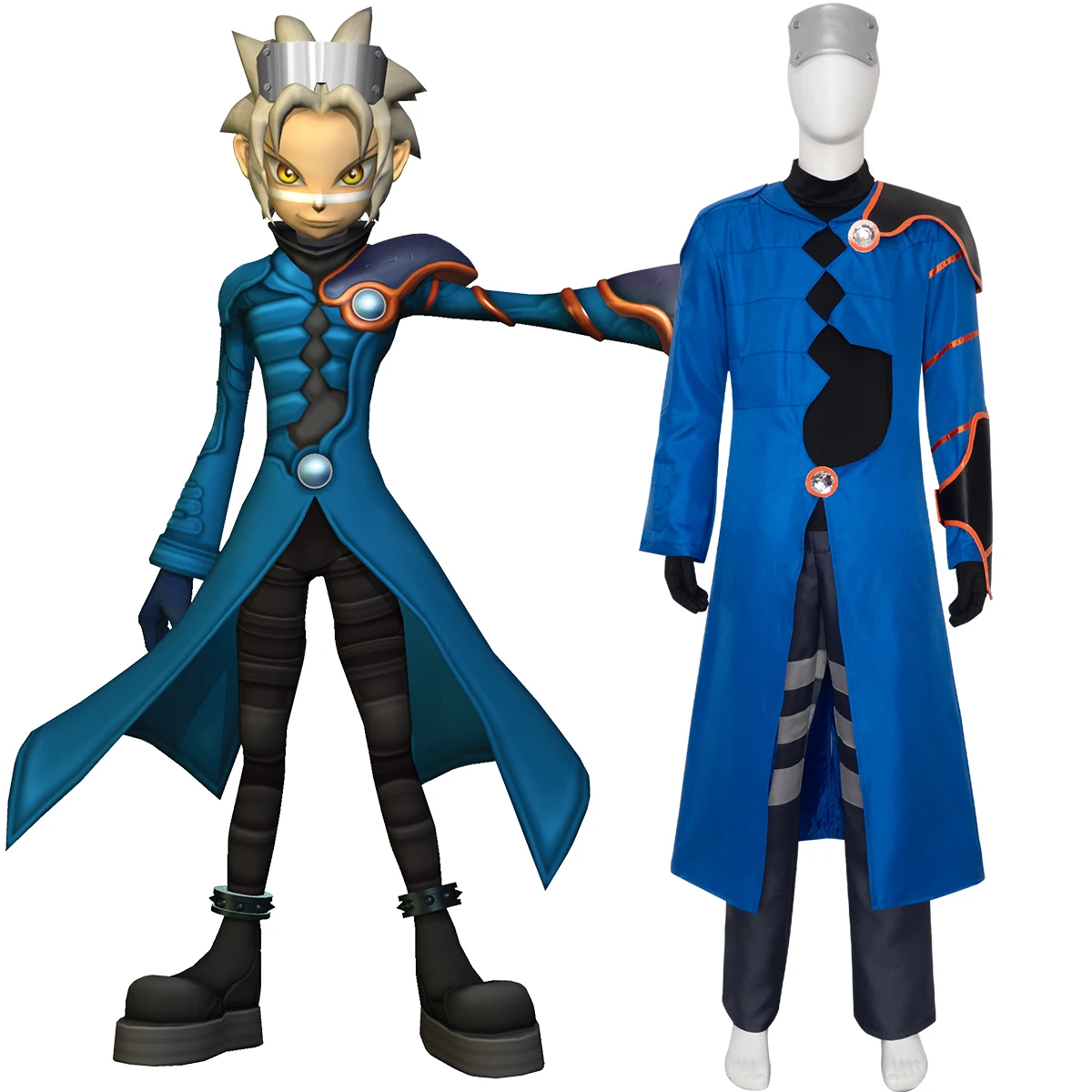 Colosseum Protagonist Trainer Wes Leo Cosplay Costume Anime Game ...
