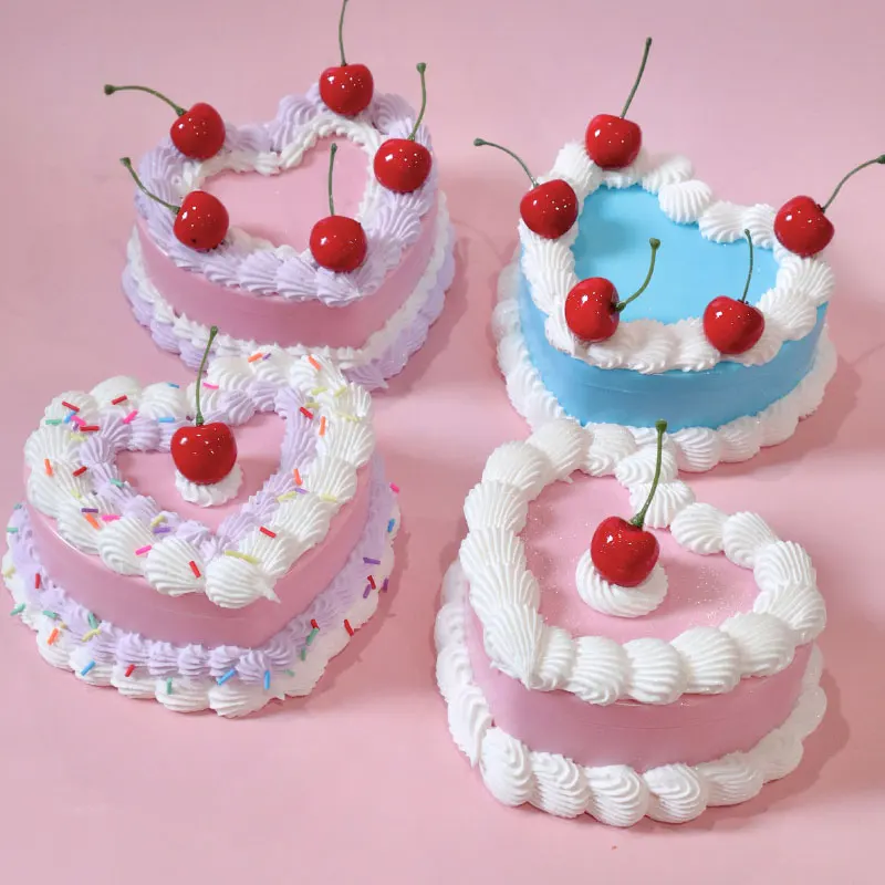 Pink-Cherry-Fake-Cake-Jewellery-Box-Mini-Plastic-Storage-Box-with ...