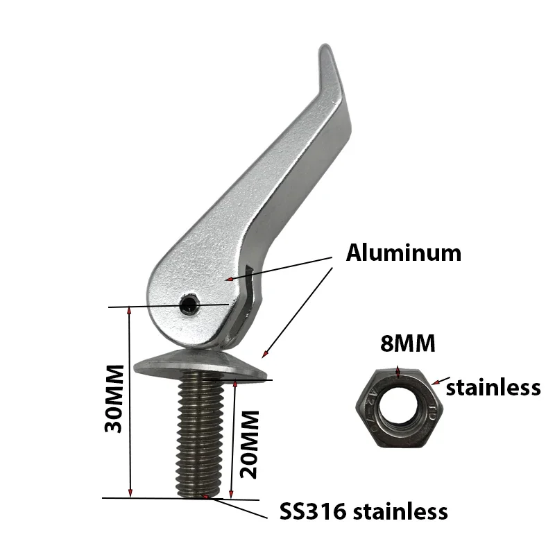 MAXFORD-Stainless-Quick-Release-M8-Anti-Rust-Outdoor-Cam-Lever ...