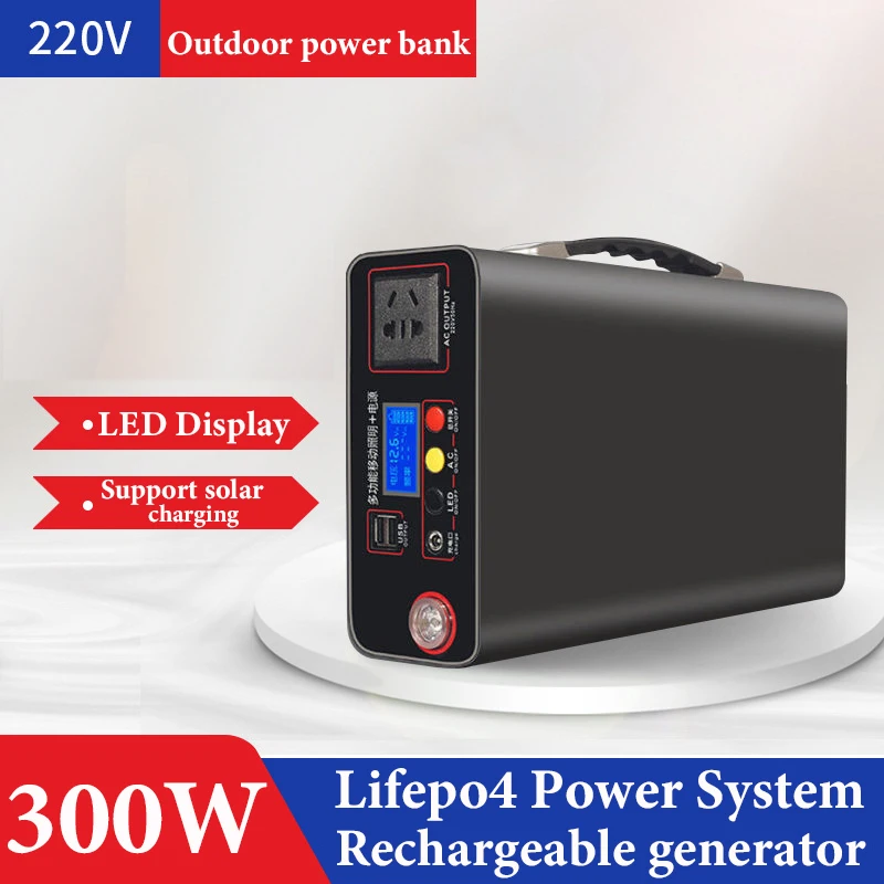 NEW-220V-90000mAh-Large-Capacity-Outdoor-Power-Bank-300W-Portable ...