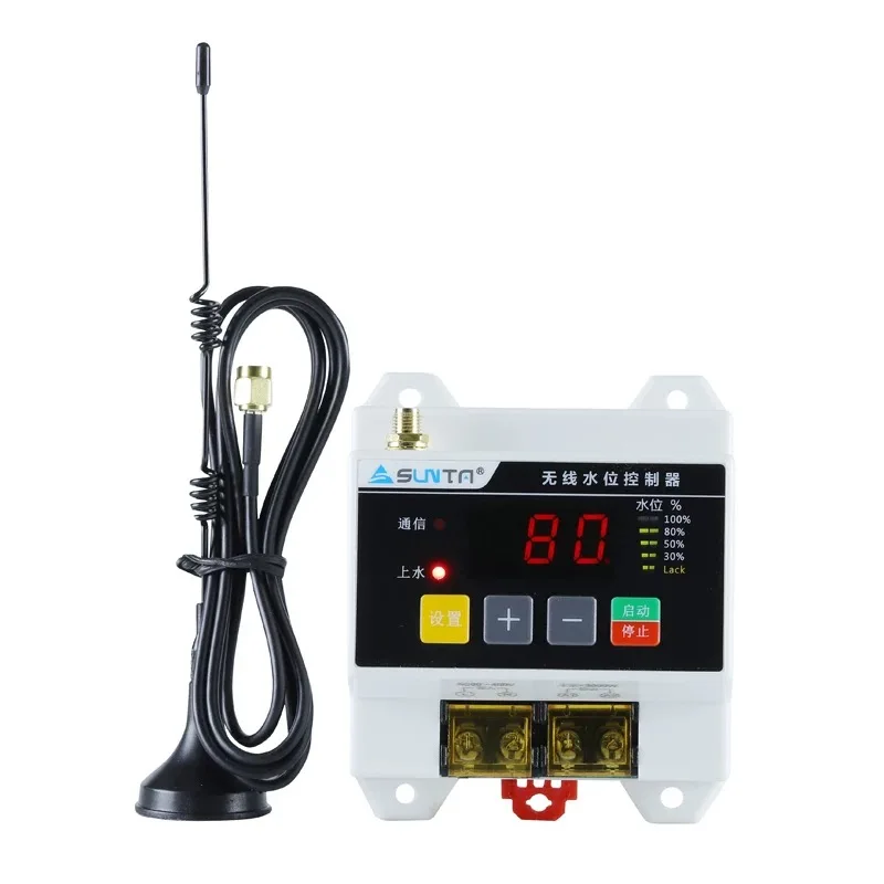 English version wireless remote water level controller Water pump Water ...