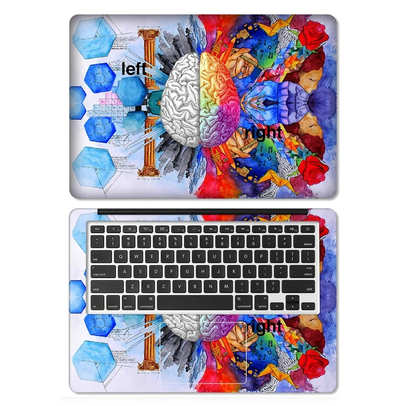 DIY-Colorful-Marble-Dell-15-6-Inch-Sticker-2-PCS-Mackbook-Cover-Decal ...