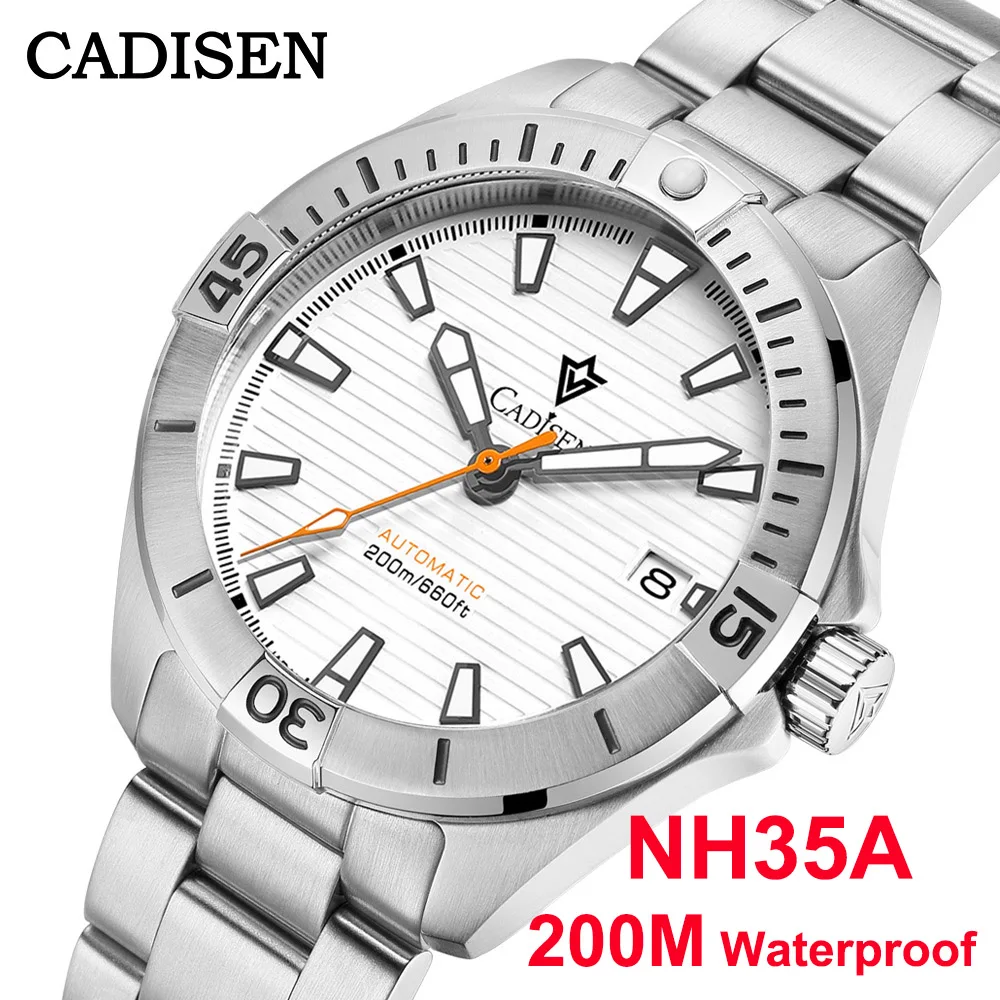 CADISEN-Top-Brand-Men-Mechanical-Watches-Sapphire-Luxury-NH35-Automatic-Watch-For-Diving-Yacht ...