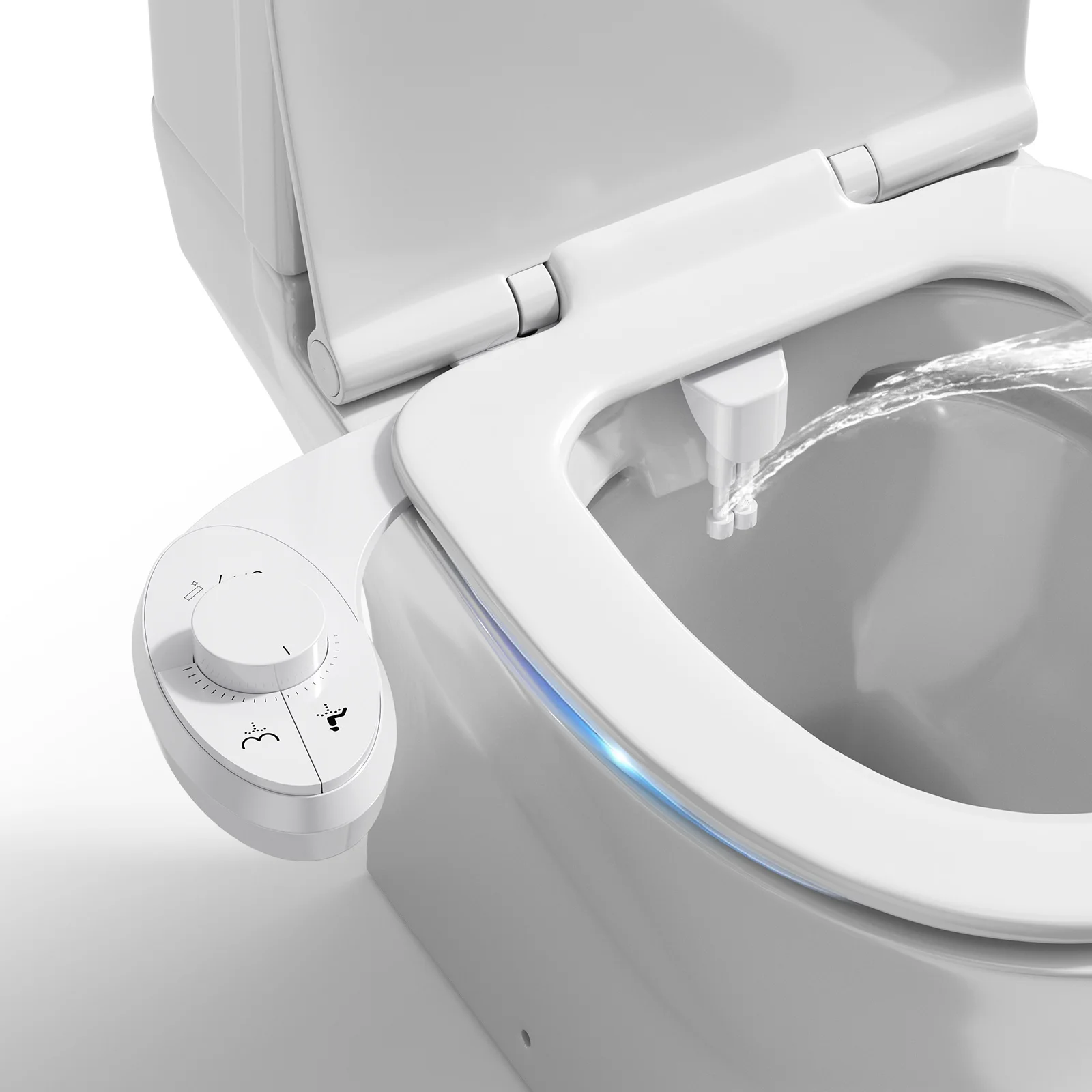 Bidet Insert For Toilet, SenDeluz Non Electric Bidet Insert Retractable ...