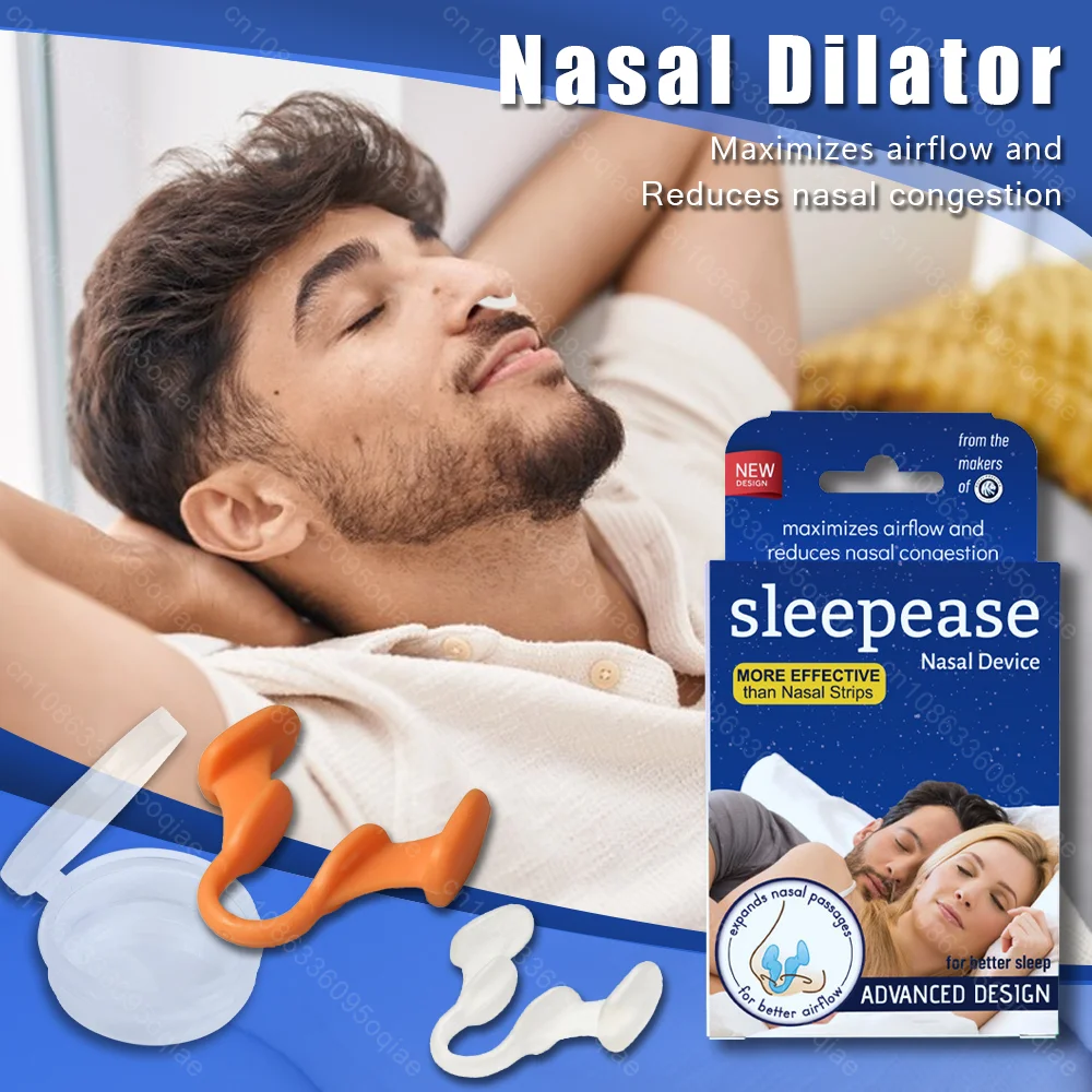 Anti-Snore-Nasal-Dilator-Stop-Snoring-Silicone-Nose-Clip-Sport-Easy-Breath-Nasal-Clip-Stop ...