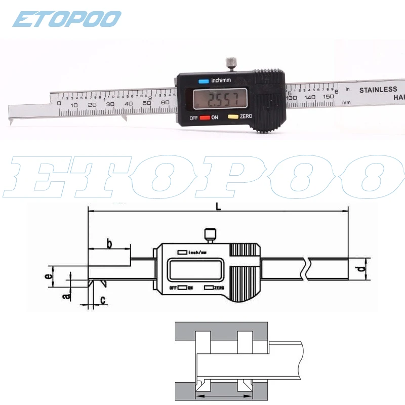 3-150mm-6inch-Inside-Groove-Width-Digital-Caliper-The-distance-between ...