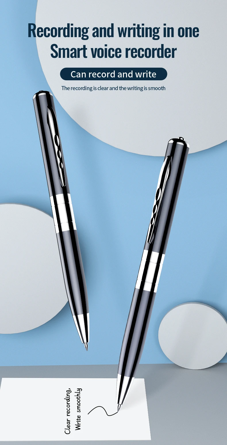 Digital-Voice-Recorder-Pen-Professional-Audio-Sound-Recording-activated ...