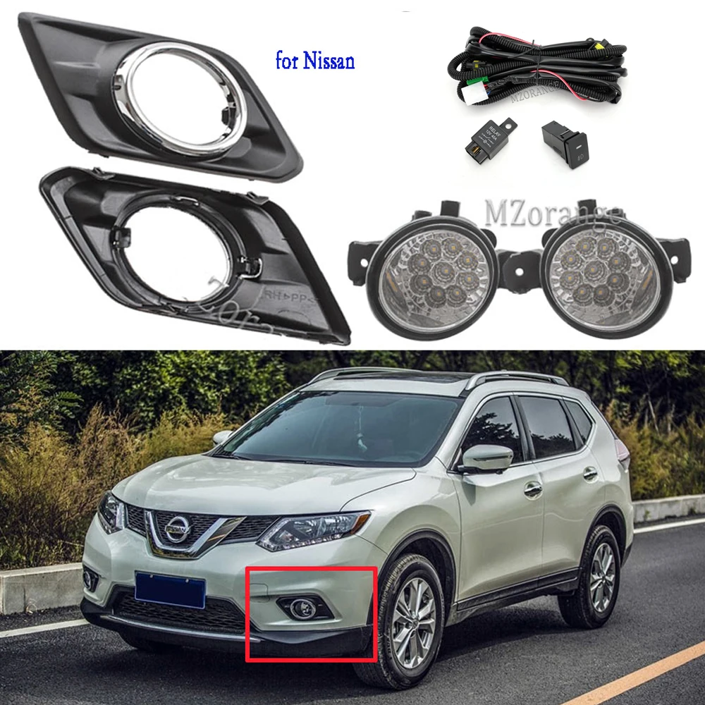 Fog-Lights-for-Nissan-X-trail-T32-X-trail-Rogue-2014-2016-Headlight-LED ...