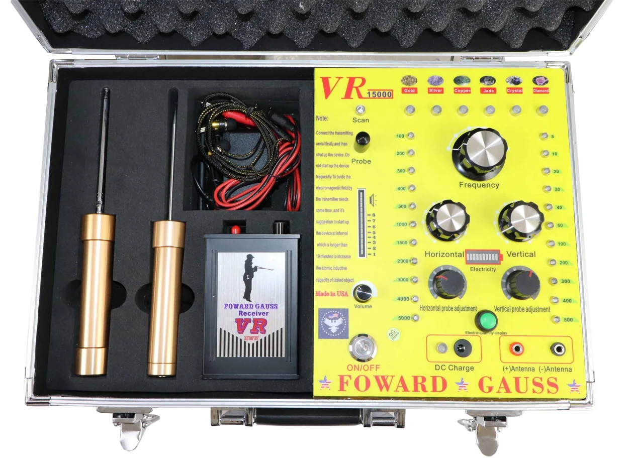 New VR 15000 Long Range Underground Gold Silver Diamond Detector Metal ...