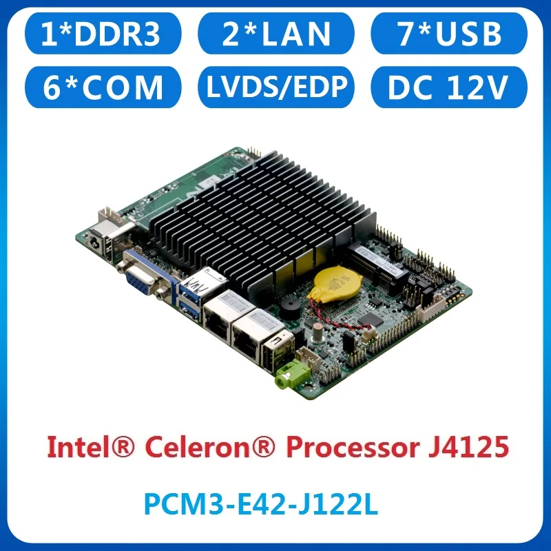 3.5 "SBC Intel Celeron J4125 Embedded Industrial Computer Single Board ...