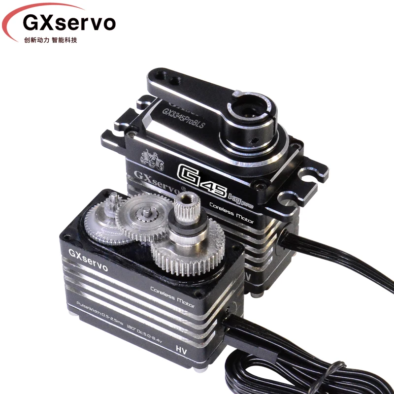 GXservo Large Torque Coreless 45KG Digital Motor Waterproof Metal Servo ...