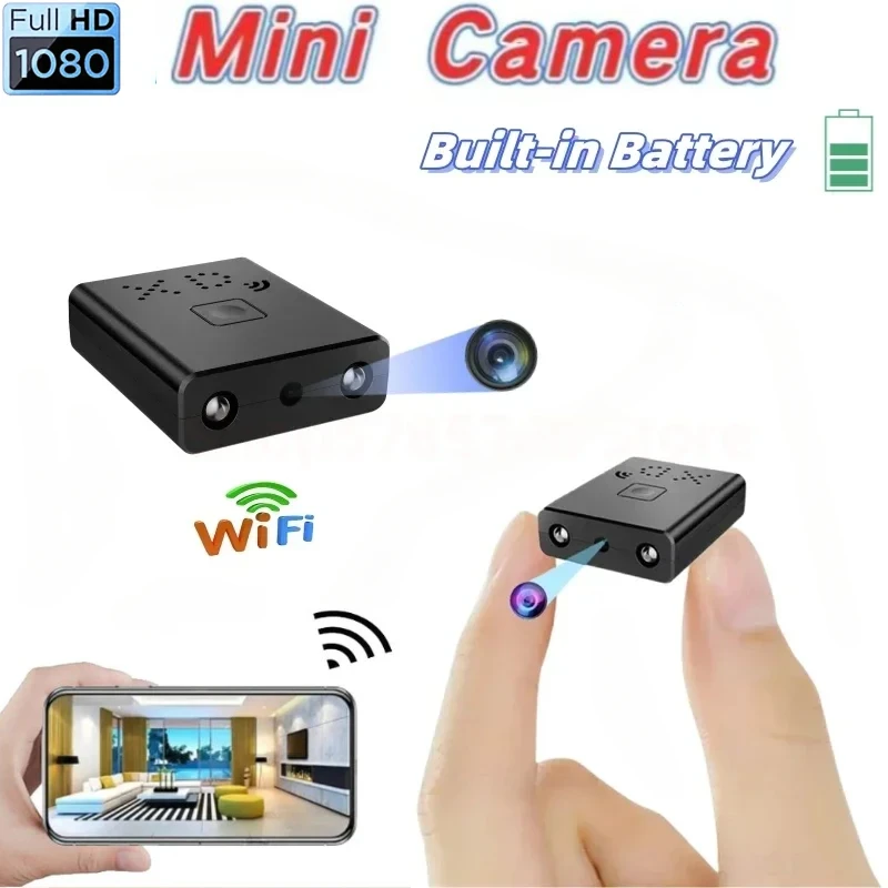 Mini Camera Wifi Camcorder Full HD 1080P Video Recorder Small Motion ...
