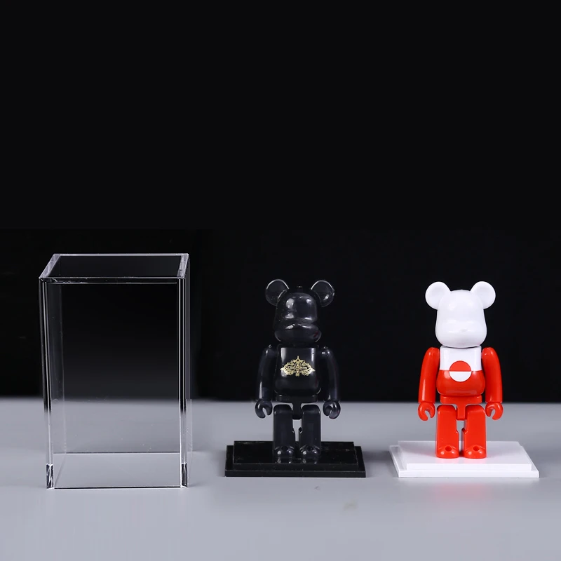 Bearbrick Display Box 100% Building Block Bear Transparent Bearbrick ...