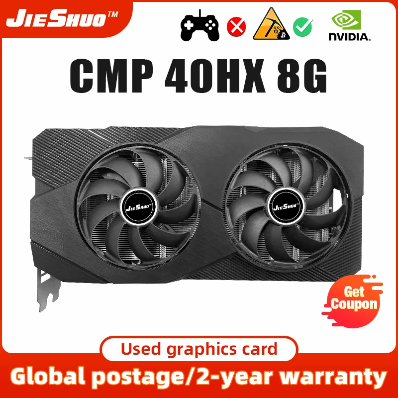 Jieshuo Cmp 40hx 10gb Professional Mining Graphics Card Cmp 40hx Brand ...