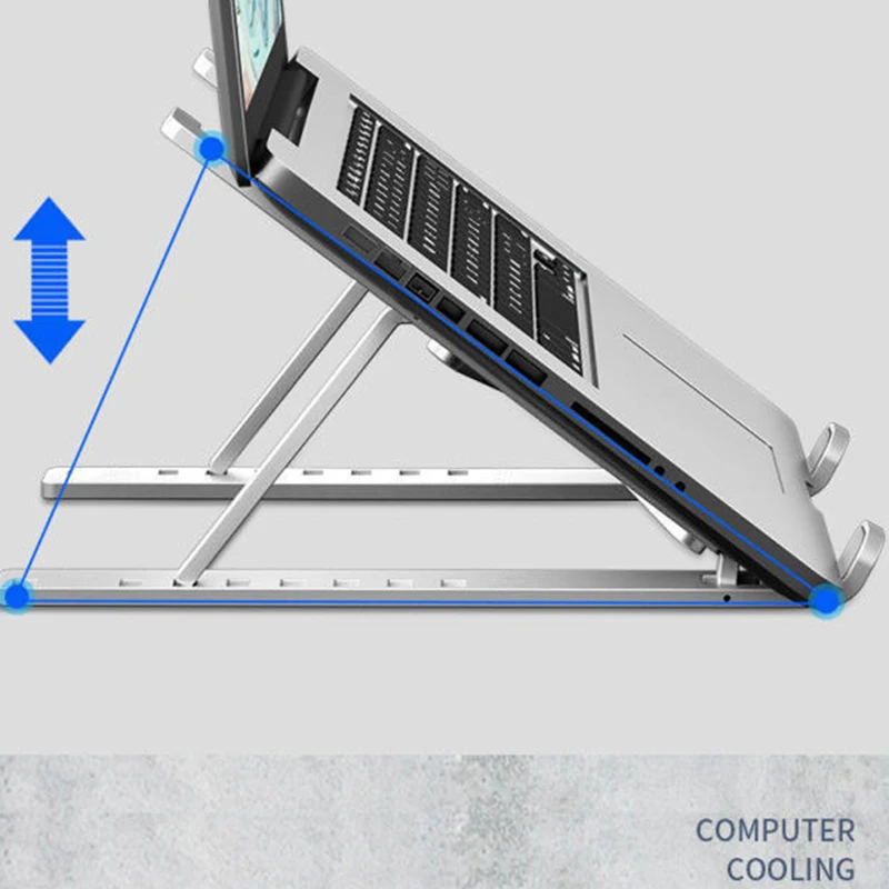 Adjustable-Laptop-Stand-Notebook-Stand-Table-Cooling-Pad-Foldable ...