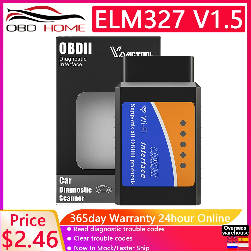 OBD2 MINI ELM327 V1.5 V2.1 OBD2 Lector de código Bluetooth para Android ...