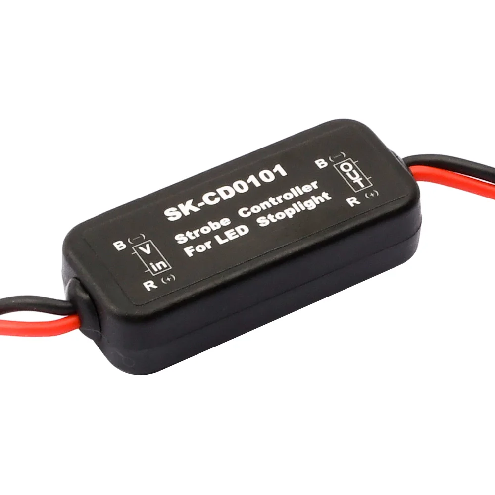 Led Controller Car Intelligent Flasher Module For LED Brake Light Tail Stop Light12 24v Flash ...