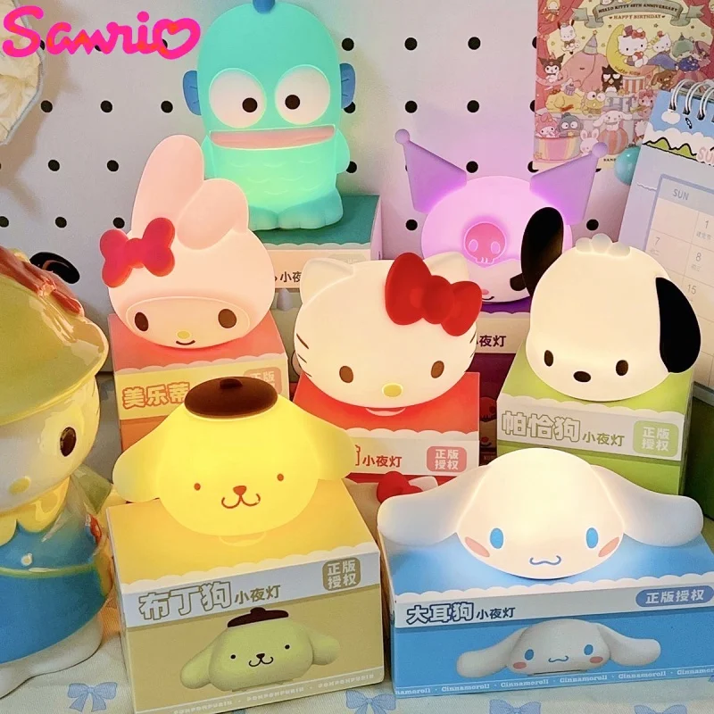 Genuine-Sanrio-Mini-Night-Light-Silica-Gel-Ugly-Fish-Cinnamoroll-Q ...
