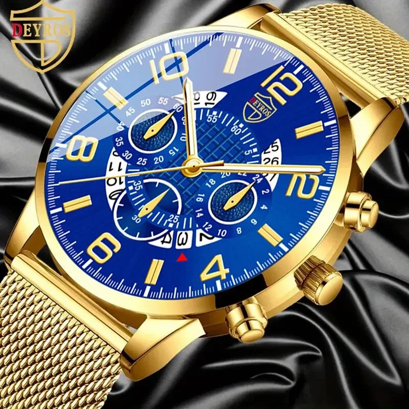 DEYROS-Fashion-Mens-Sports-Watches-Men-s-Casual-Business-Three-Eye ...